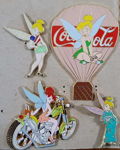 TINKER BELL BIKE Girl Motorcycle Carousel Horse Hot Air Balloon Kimono ...