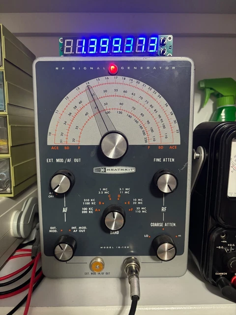 VINTAGE HEATHKIT IG-102 RF Signal Generator, tested 110Khz - 110Mhz $54 ...