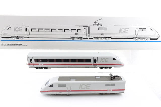 H0 MÄRKLIN 40712 E-Lok Triebwagenzug ICE 2 BR 402 DB analog AC OVP K83 EUR 66,63 - PicClick DE