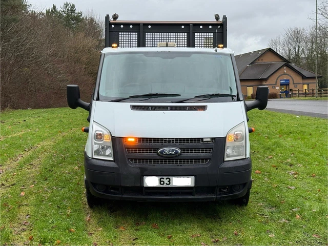 2014 (63) FORD Transit Caged Tipper Double Cab Crew Cab 2.2 125 Mk7 ...