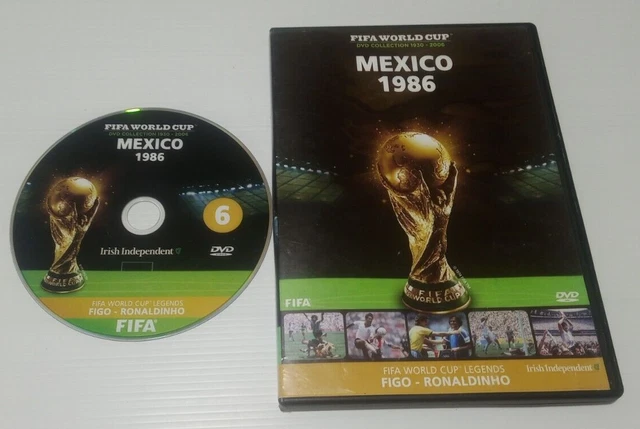 FIFA WORLD CUP DVD Mexico 1986 Classic Football Soccer Figo Ronaldinho ...