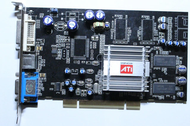 ATI RADEON 9250 128MB PCI GPU Grafikkarte Retro EUR 69,99 - PicClick FR