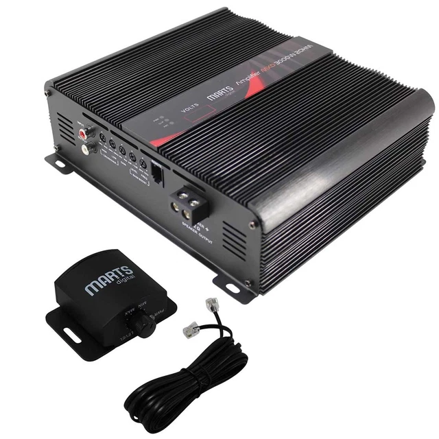 MARTS DIGITAL MXD-3000-2 1-CH Monoblock 3000W 2-Ohm Class-D Full Range ...