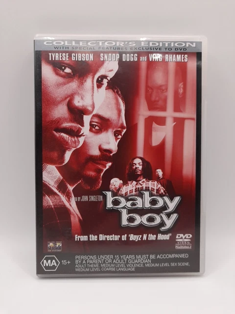 BABY BOY (DVD, 2001) Region 4 Snoop Dogg Tyrese OOP RARE Gangsta Cult ...