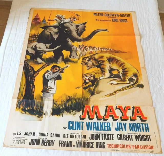 MANIFESTO 2F MAYA (1966) Original Italian POSTER 2F 40"x 55" 1°Ed. Italy 1966 EUR 13,00 ...