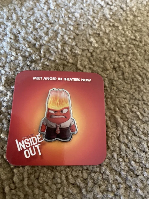 AMC STUBBS EXCLUSIVE Disney Pixar Inside Out Pin *Anger* New/Rare/Htf ...