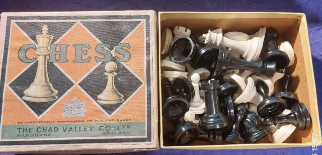 VGC VINTAGE CHAD VALLEY CHESS SET (KING 7cm) £11.12 - PicClick UK
