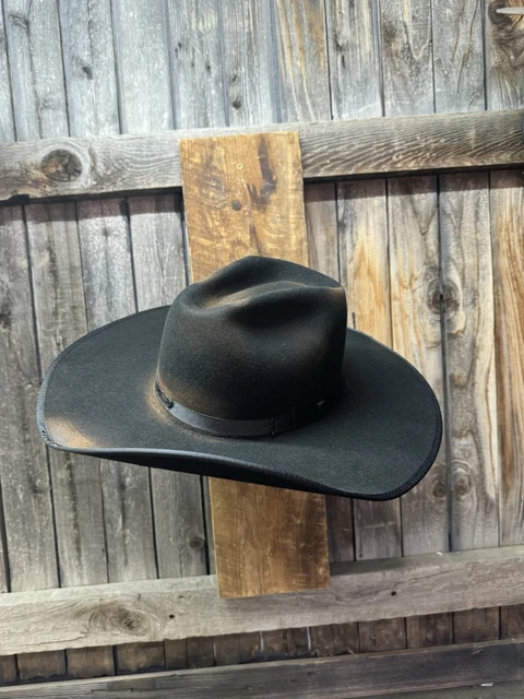 CUSTOM SHAPED DOC Holliday - Tombstone Movie Style Cowboy Hat 7 5/8 £ ...