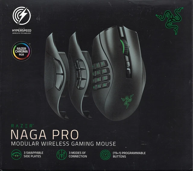 RAZER NAGA PRO Modular Programable Wireless Gaming Mouse $144.38 - PicClick