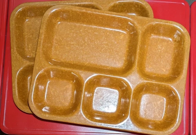 2 TRAYS 1952 Bolta US Military Korean War Era Mess Chow Hall Cafeteria ...