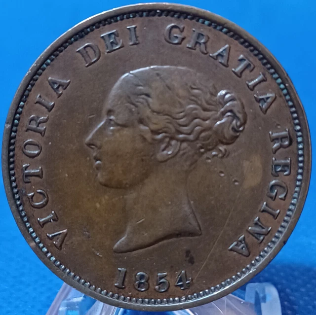 1854 NEW BRUNSWICK 1 Penny Currency, Pre- Confederation, Victorian Era ...