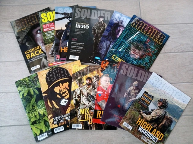 SOLDIER MAGAZINE OF the British Army - Complete 2015 set of 12 issues £ ...