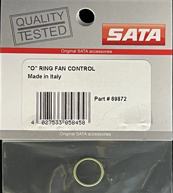 SATA JET O-RING For Fan Control Assembly ALL JETS Item# 69872 $8.35 ...