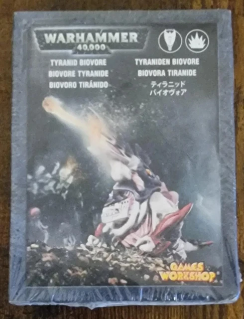 WARHAMMER 40000 40K miniature box set Tyranid Biovore metal in shrink ...