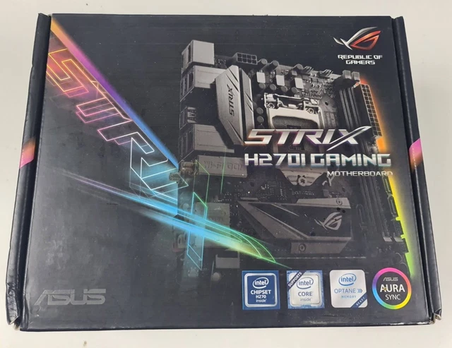 CARTE MÈRE MINI itx ASUS ROG STRIX H270I GAMING socket LGA 1151 h4 Z270 Z170 EUR 229,99 ...