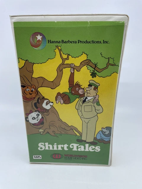 WORLD VISION VHS Movie Video Tape Hanna Barbera Shirt Tales Case Only £ ...