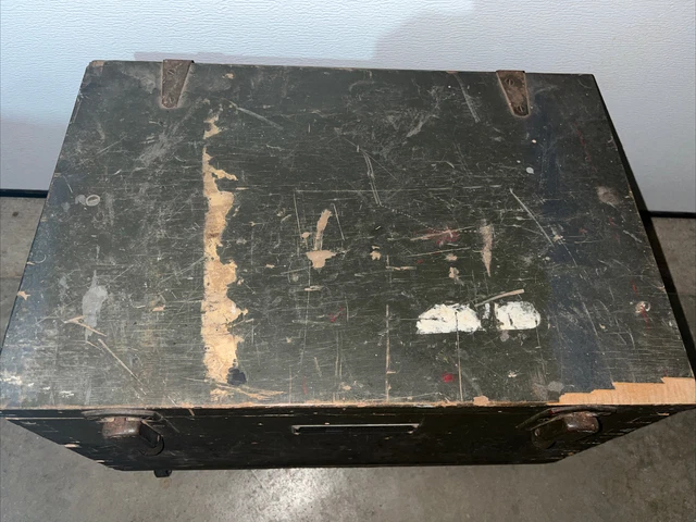 WW2 SIGNAL CORPS Box Case US ARMY Chest CH158 Wooden Military £58.46 ...
