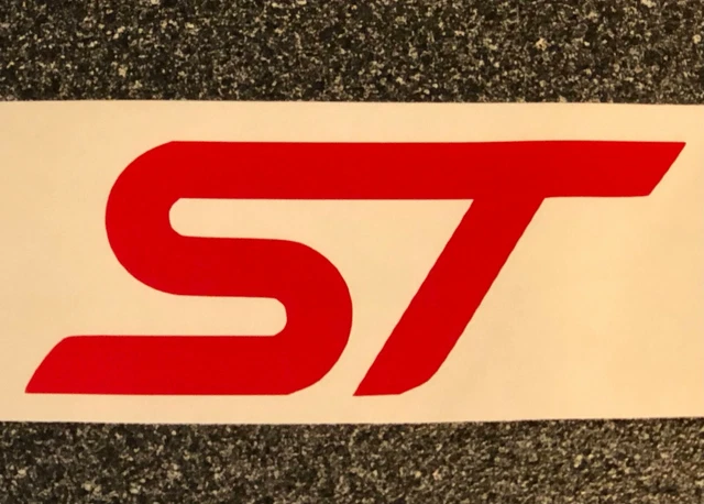 FORD FOCUS ST Logo Vinyl Sticker Decal 2" 4" 5" 6" 8" 12" 16" 20" 24 ...