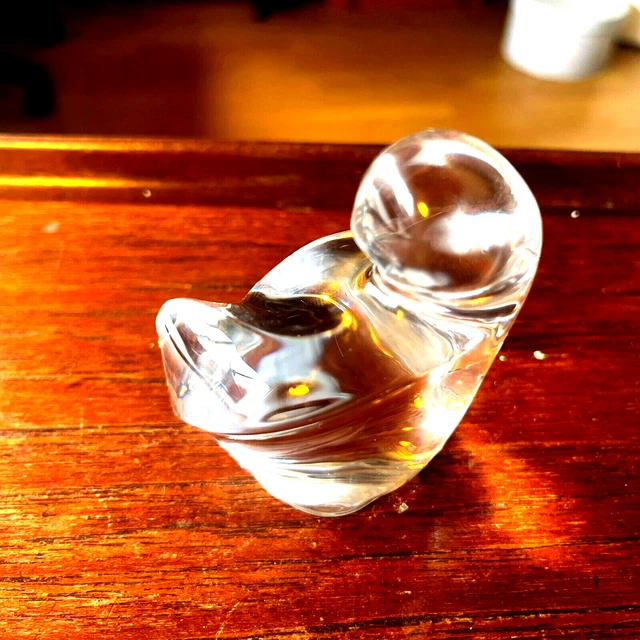SAINT LOUIS BACCARAT DAUM Nancy cristal Animallier sculpture oiseau EUR ...