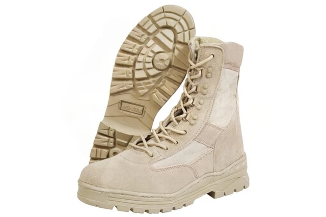 MILCOM DESERT TACTICAL Combat Boots Mens Army Patrol Military Cadet ...