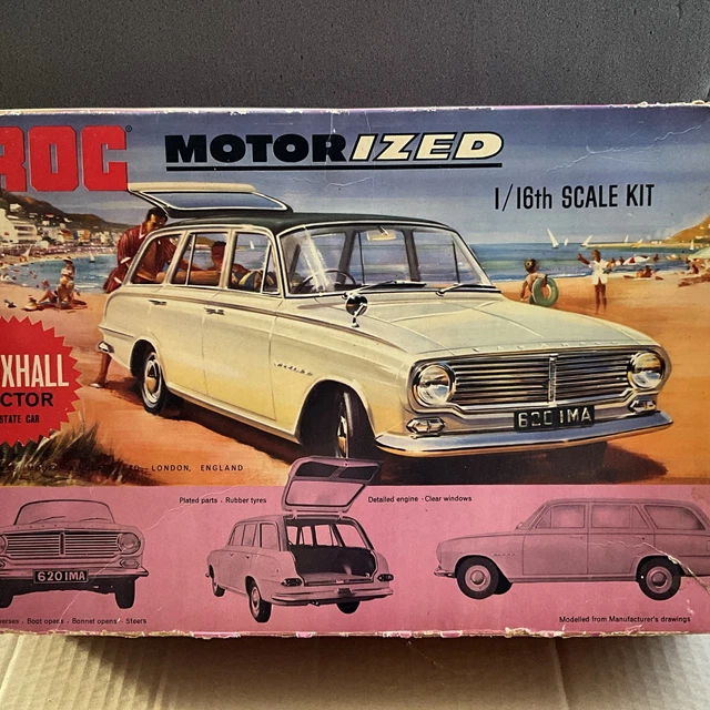 VAUXHALL VICTOR ESTATE TRIANG FROG CAR MODEL KIT 1/16 Scale MOTORIZED ...