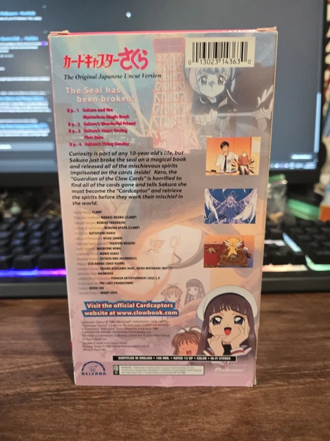 CARDCAPTOR SAKURA VOL. 1 - The Clow (VHS, 2000, Subtitled) $47.10 ...