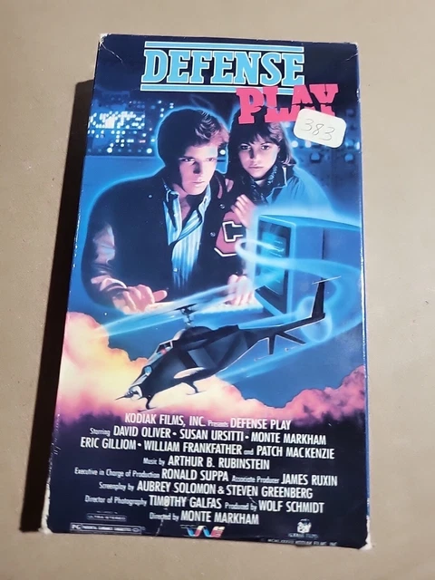 RARE BETAMAX MOVIE - "DEFENSE PLAY" (1990-MONTE MARKHAM, DAVID OLIVER ...