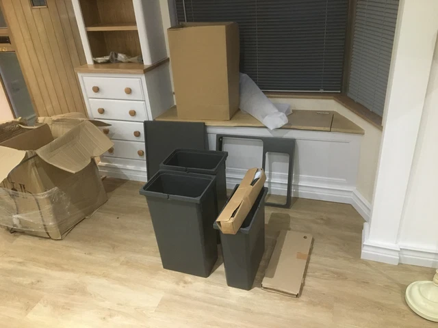 HOWDENS KITCHEN INTEGRATED Waste Bins x 3 New £82.00 - PicClick UK