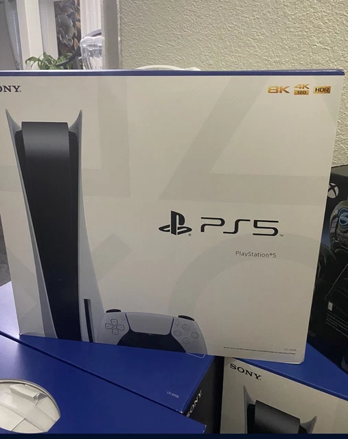 New Sony Playstation 5 Blu Ray Disc Console Edition 825gb Ps5 In Hand