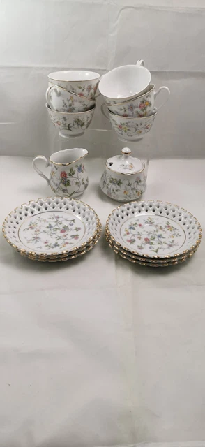 ST. MICHAEL IMPERIAL Porcelain Collection Tea Set X 6 Made In Japan ...