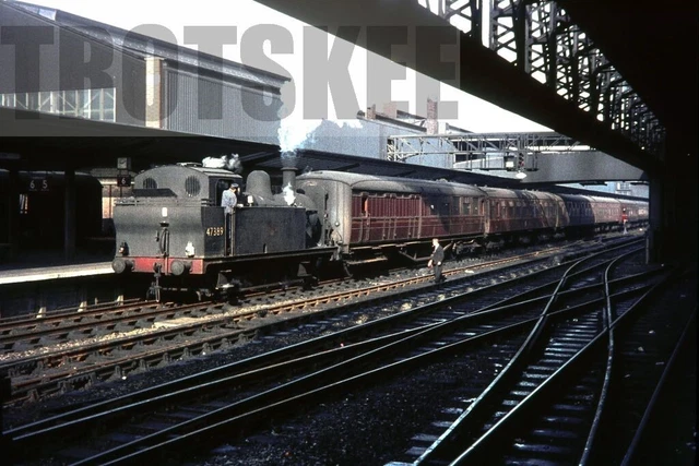 35MM SLIDE BR British Railways Steam Loco 47389 Class 3F c1964 Original ...