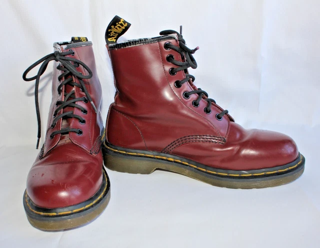 DR. MARTENS AIR Wair Boots 8 Eye Ox Blood The Original Mens Size 7 ...