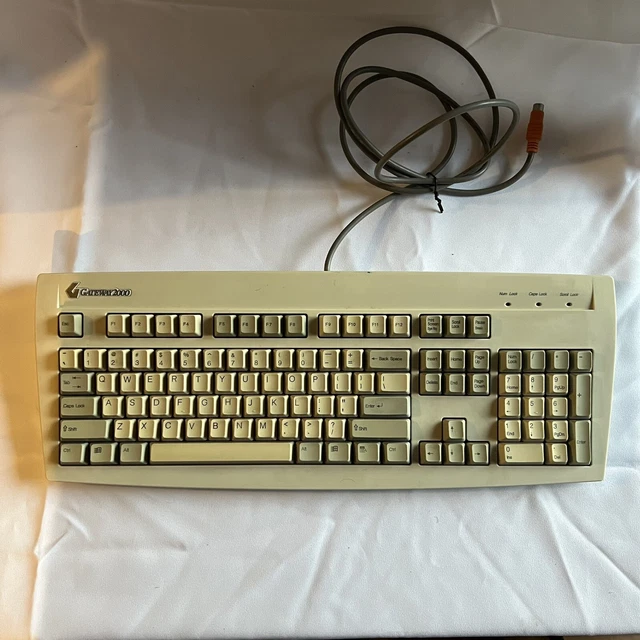 Vintage Gateway 2000 Computer Pc Keyboard Maxi Switch 1998 Windows Pn