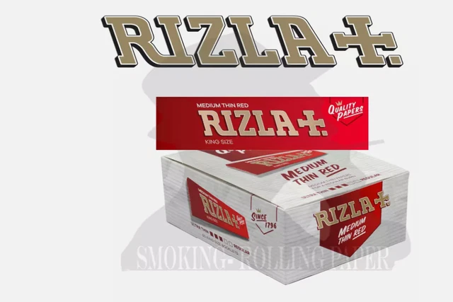 CARTINE RIZLA ROSSA Lunghe Red KING SIZE Scatole Da 50 Libretti EUR 40 ...