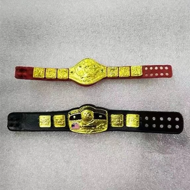 MATTEL NWA WWE WWWF WWF Championship Champion Wrestling Belts Toy ...