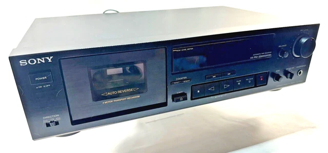 SONY TC-RX390 AUTO Reverse Cassette Deck RESTORED fully Functional £79. ...