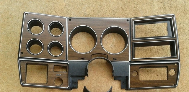 NEW 73-80 CHEVY GMC pickup truck dash bezel gauge cluster cover ...