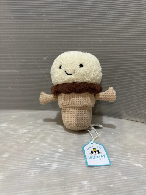JELLYCAT AMUSEABLE Ice Cream Cone Brand New With Tags Genuine A6Ice £22 ...