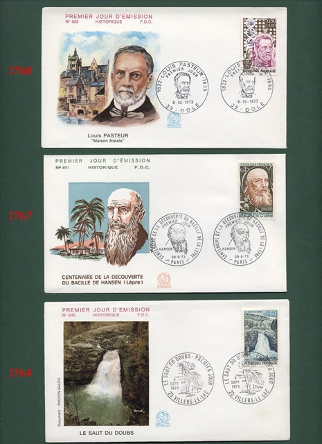 LOT N° 5 - Enveloppes premier jour France - Collection historique F.D.C EUR 3,00 - PicClick FR