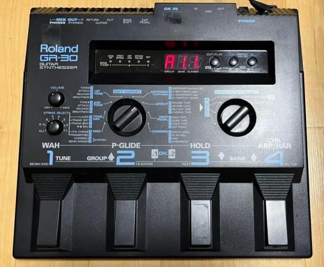 ROLAND GR-30 GUITAR Synthesizer With Adapter Made in Japan Multi ...