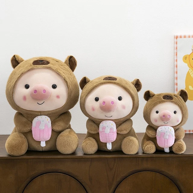 CAPYBARA TRANSFORMATION PIG Plush Toy Water Crystal Soft For Kids $25. ...