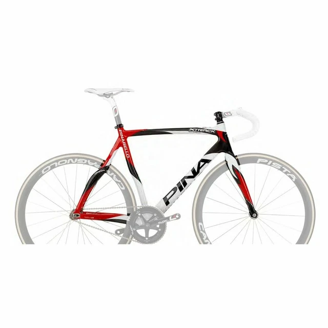 PINARELLO X-TRACK SPRINT 3K Carbon Fiber Track Frame - White/Black £ ...