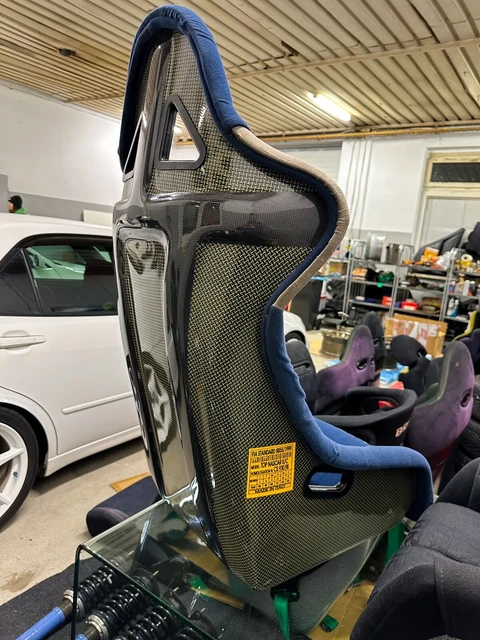 FERRARI F40 MOMO Carbon Kevlar Racing Bucket Seat TOP NASCAR K/C Rear ...