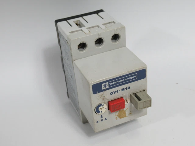 DISJONCTEUR MOTEUR TELEMECANIQUE GV1-M10 4-6 Amp D'OCCASION EUR 21,23 ...
