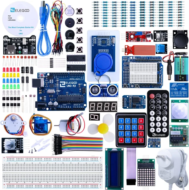 ELEGOO UNO R3 Project Complete Starter Kit with Tutorial Compatible ...