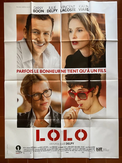 AFFICHE LOLO JULIE DELPY Dany BOON Karin VIARD Vincent LACOSTE ...