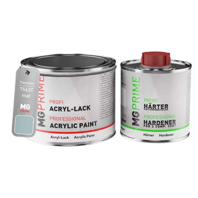 PANTONE 7542C BLUE Peinture acrylique mate Pot de 0,75 litre ...