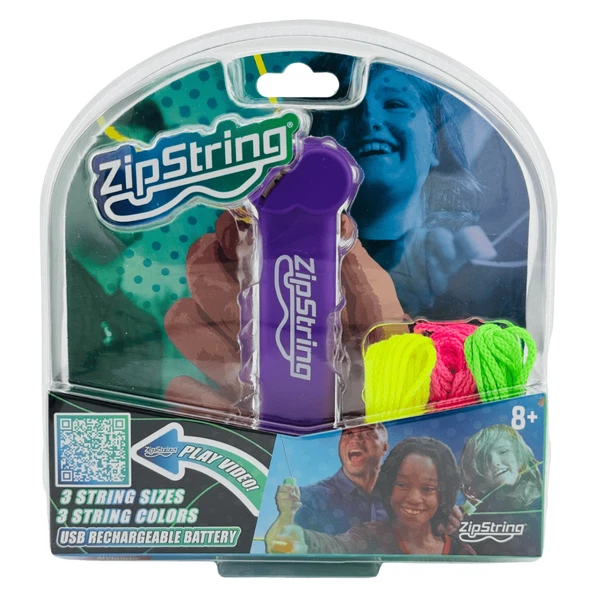 ZIPSTRING VIVACIOUS VIOLET Flying String Toy Handheld Skill Activity £ ...