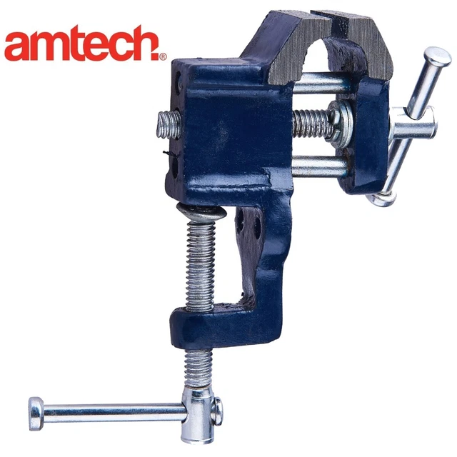 MINI VICE WITH TABLE CLAMP Workbench Desk Small Craft Hobby Model Maker ...