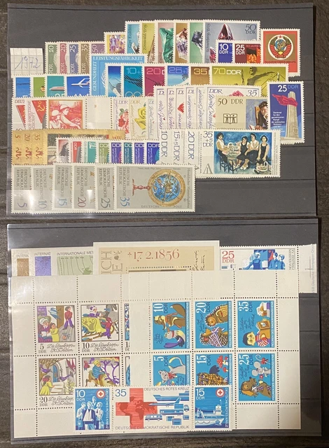 DDR JAHRGANG 1972 postfrisch ** komplett EUR 5,00 - PicClick DE